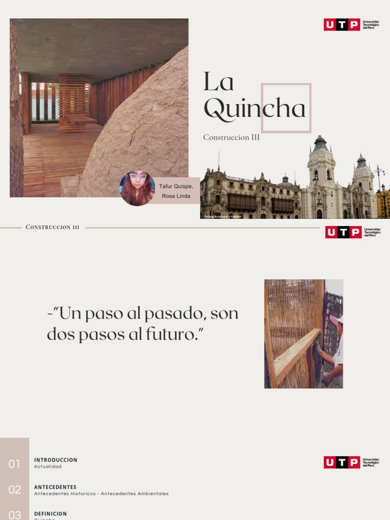 La Quincha: Construccion III | PDF | Madera | Perú