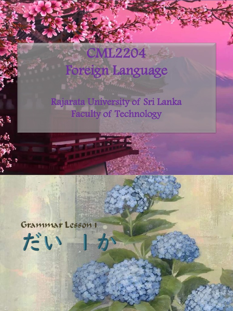 Japanese Lesson 4 | PDF