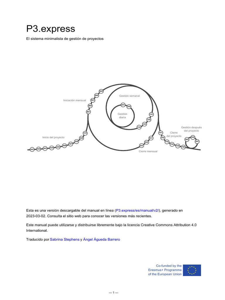 Manual de Gestión P3.express | PDF | Gestión de proyectos | Planificación