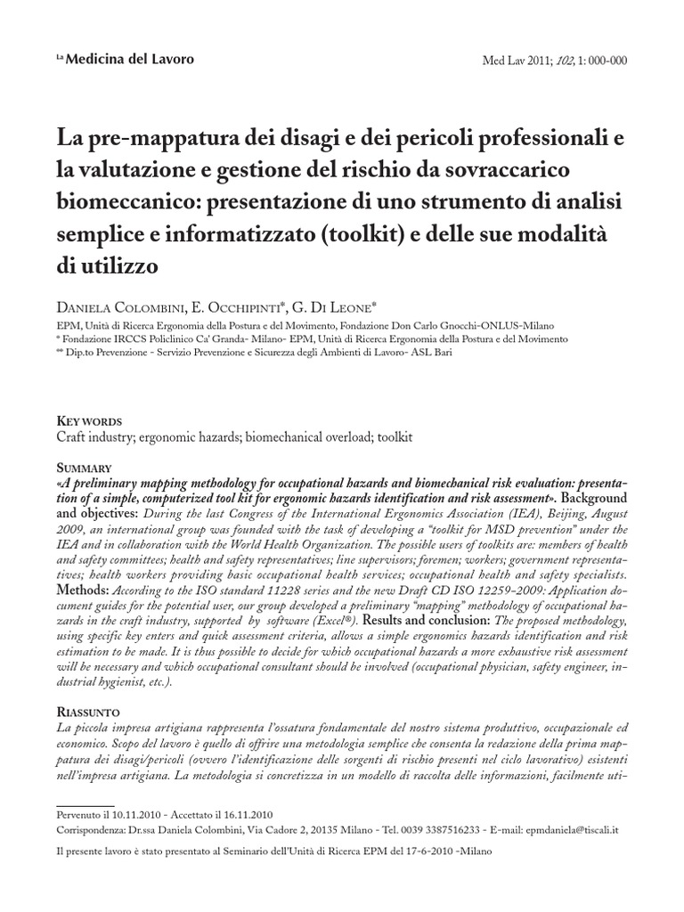 La Pre-Mappatura Dei Disagi | PDF