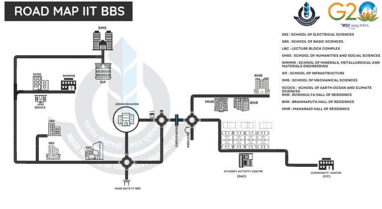 Campus Map and Building Guide for IIT Bhubaneswar | PDF | Science