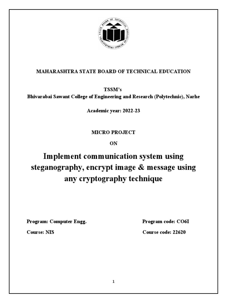 Nis Microproject | PDF | Cryptography | Key (Cryptography)