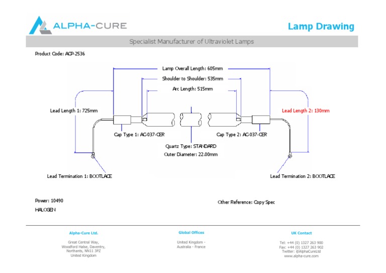 Lamp Drawing - ACP-2536 | PDF