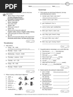 Junior Explorer 4 Unit 3 | PDF