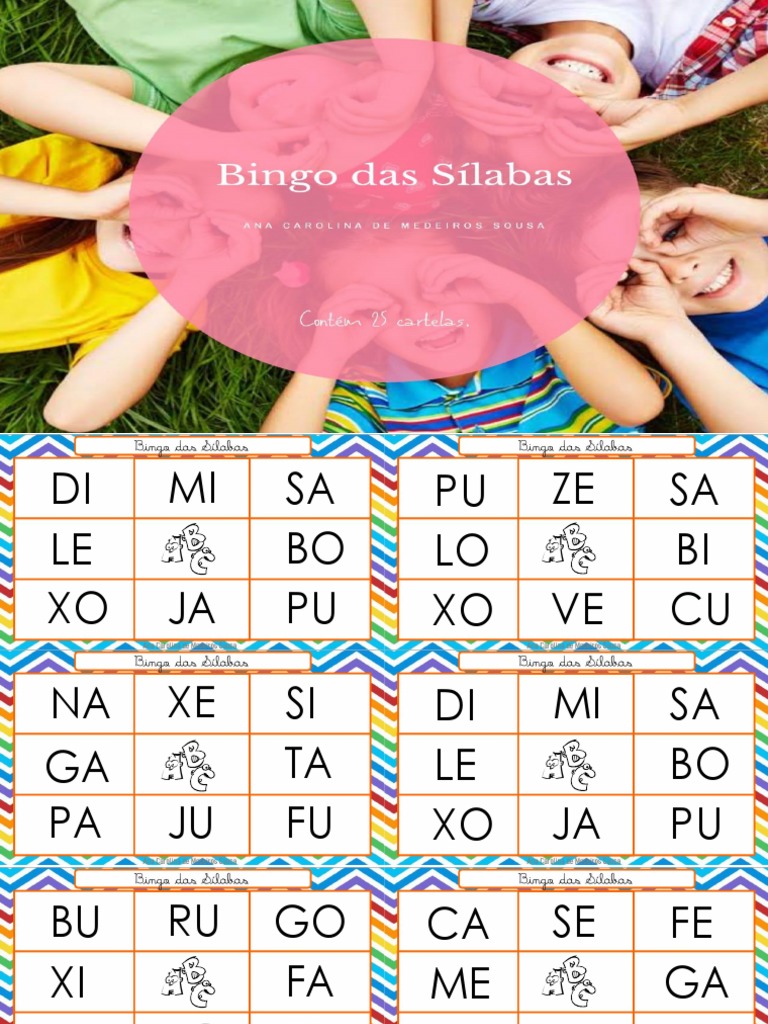 BINGO DAS SÍLABAS | PDF