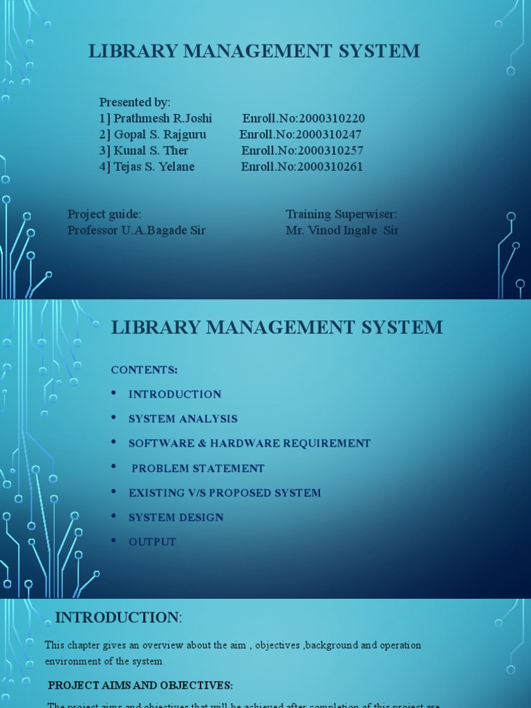 Online Library Management System Overview | PDF | Books | Libraries