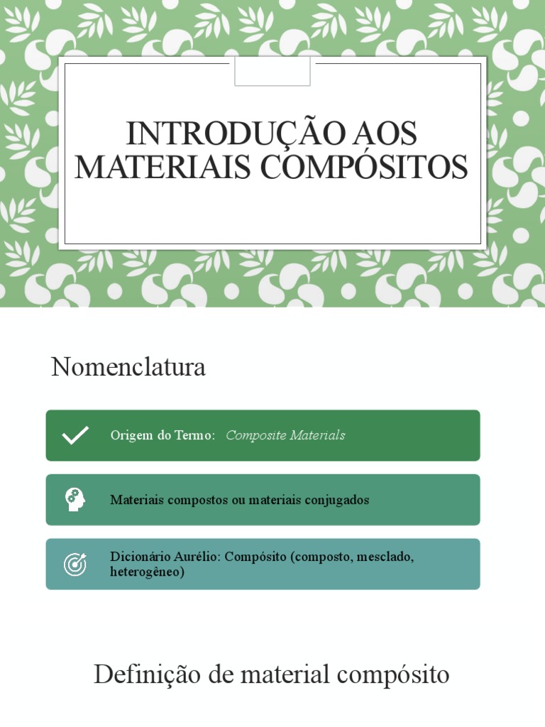 Materiais Compósitos: Definição e Tipos | PDF | Material composto ...