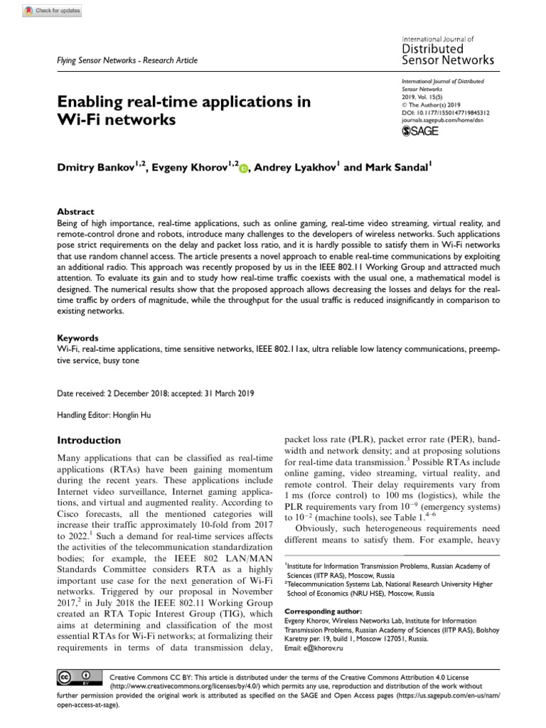 Real-Time Wi-Fi Solutions | PDF | Computer Network | Wi Fi