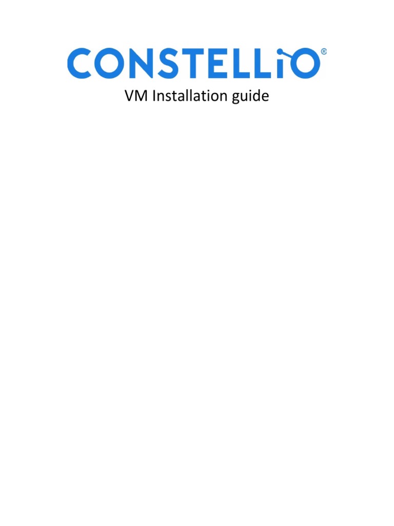 VM Installation Guide | PDF
