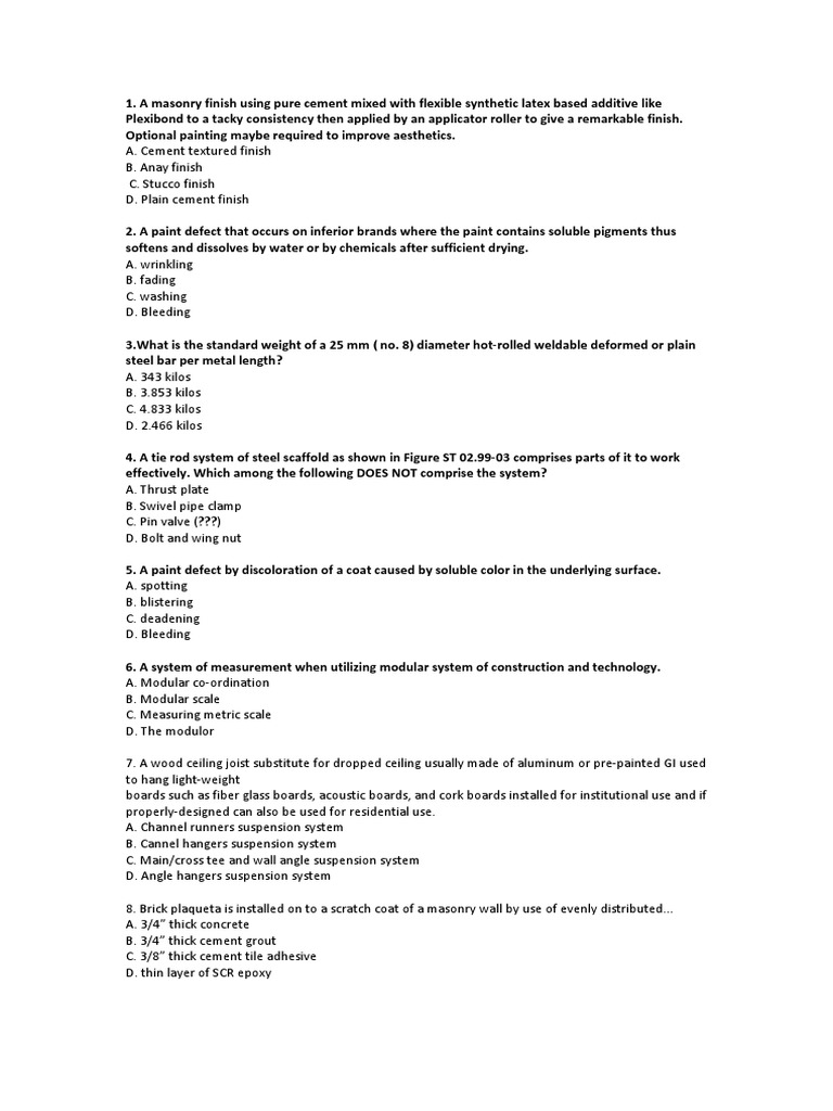 BT Questionaire | PDF