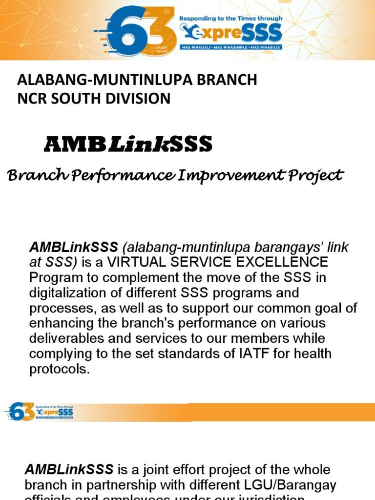 AMBLinkSSS - Project Details | PDF | Information Technology | Computing
