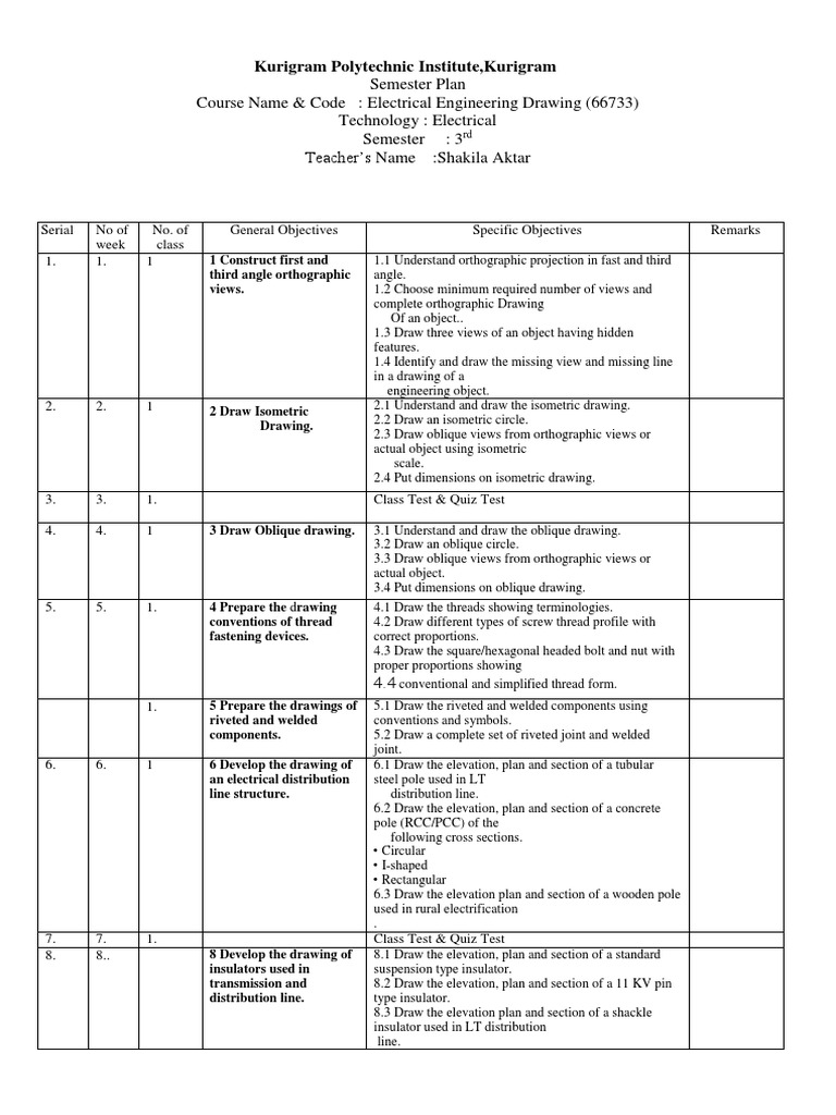 Electrical Engineering Drawing 66733 | PDF