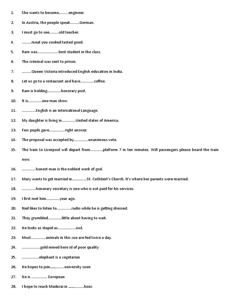 Article Practice | PDF
