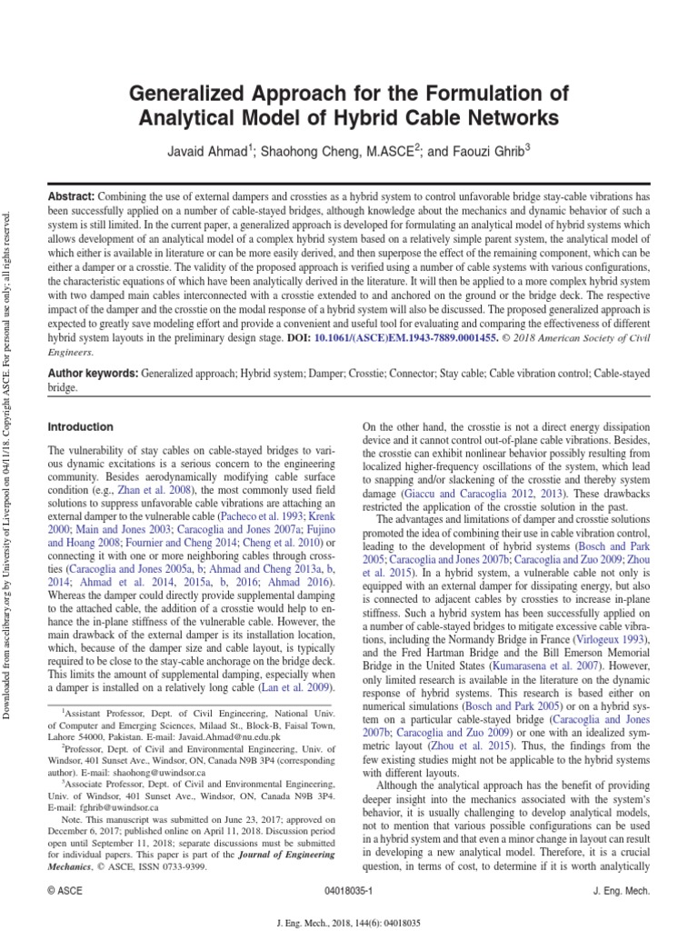 Ahmad Et Al 2018 Generalized Approach For The Formulation Of Analytical Model Of Hybrid