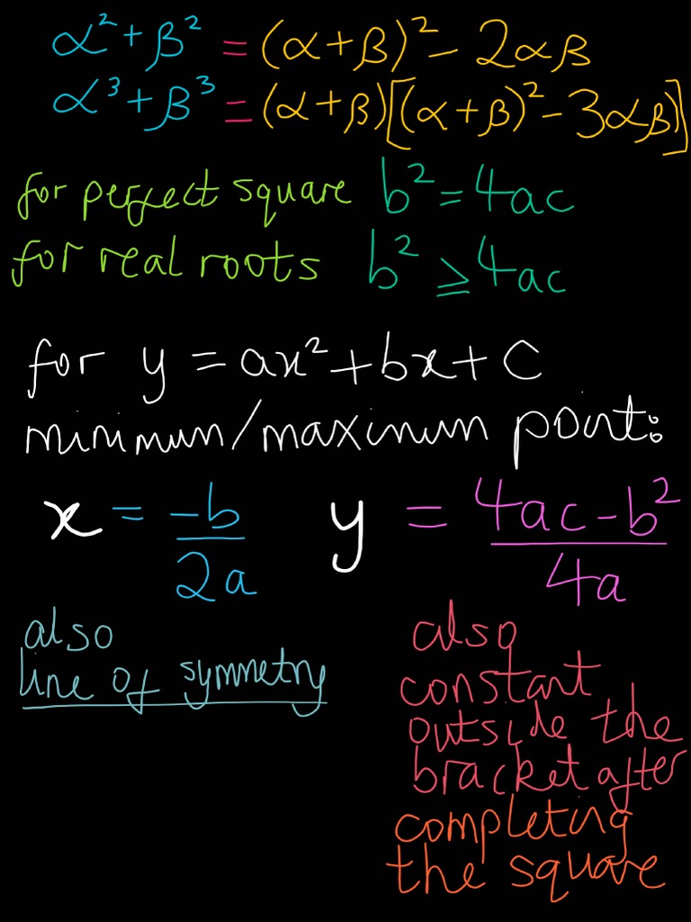 FMaths Formulas - 230326 - 222123 | PDF