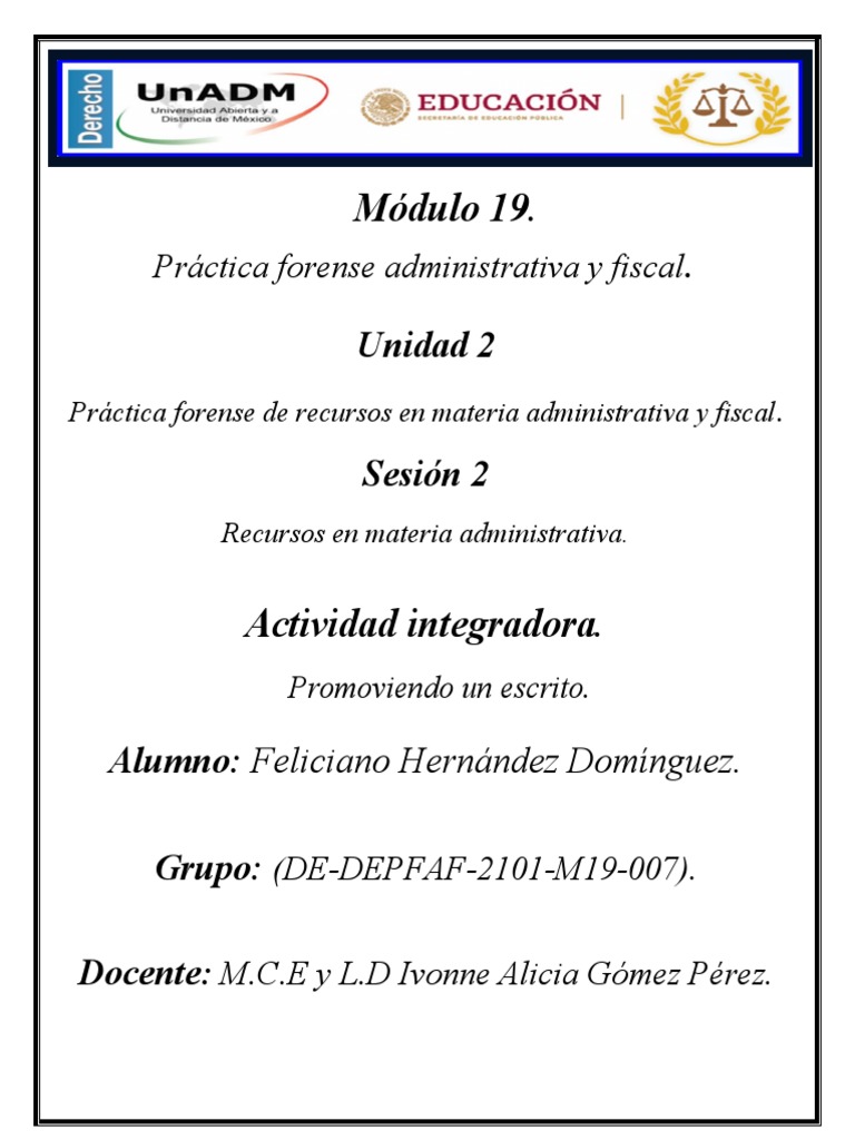 Módulo 19: - Unidad 2 Sesión 2 | PDF