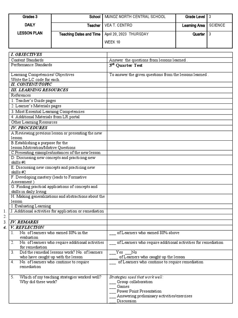 Science-3-Week-10-Day-4 | PDF