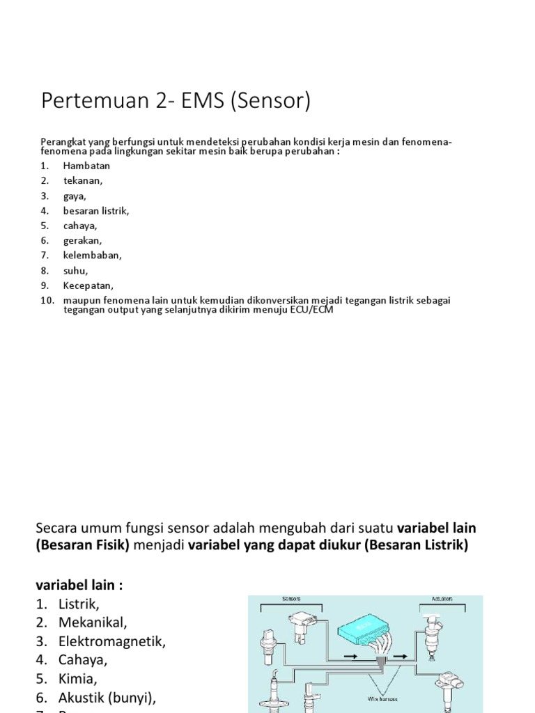 Pertemuan 2T- EMS (Sensor)(1) | PDF