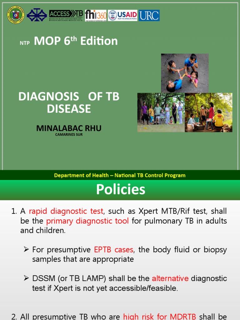 CLINICAL TESTING AND DIAGNOSIS FOR TUBERCULOSIS Technical ...