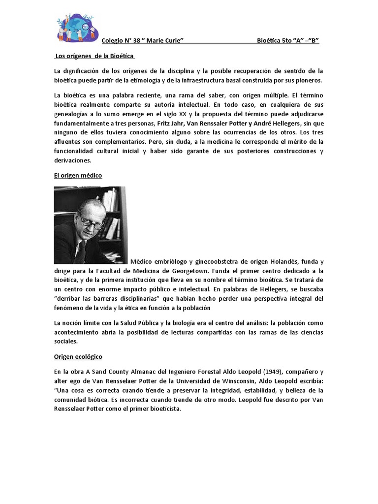 Orígenes y Fundamentos de la Bioética | PDF | Bioética