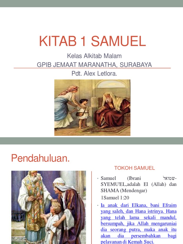 Kam - Kitab 1 Samuel | PDF | Agama & Spiritualitas