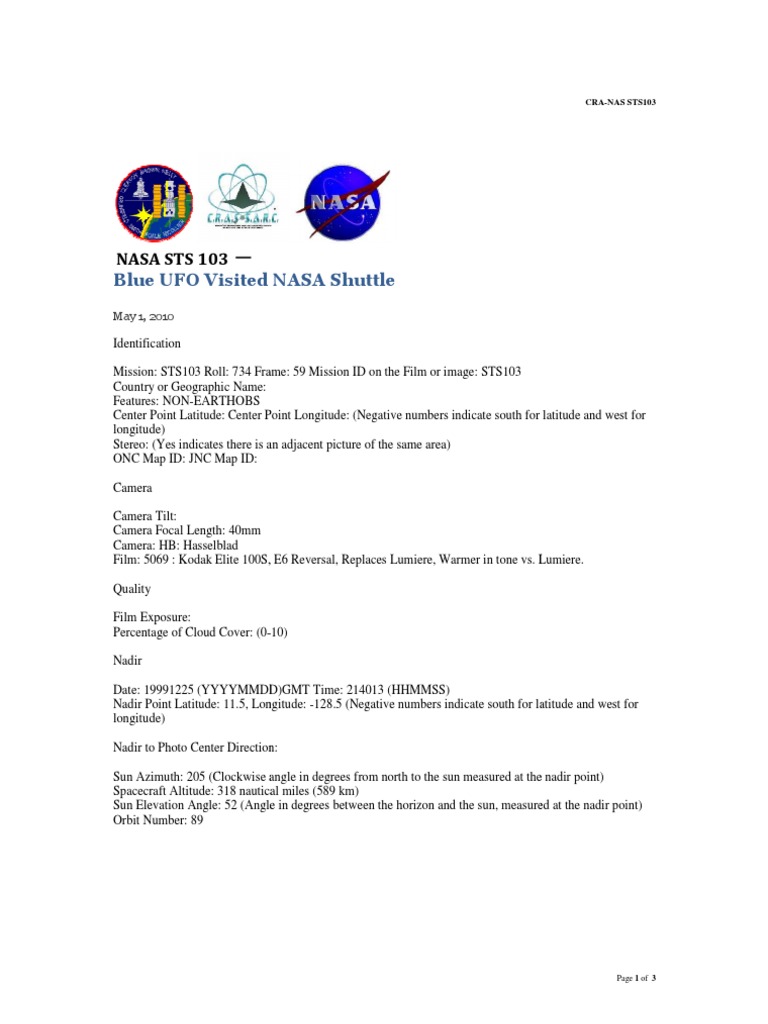 Nasa STS 103 | PDF