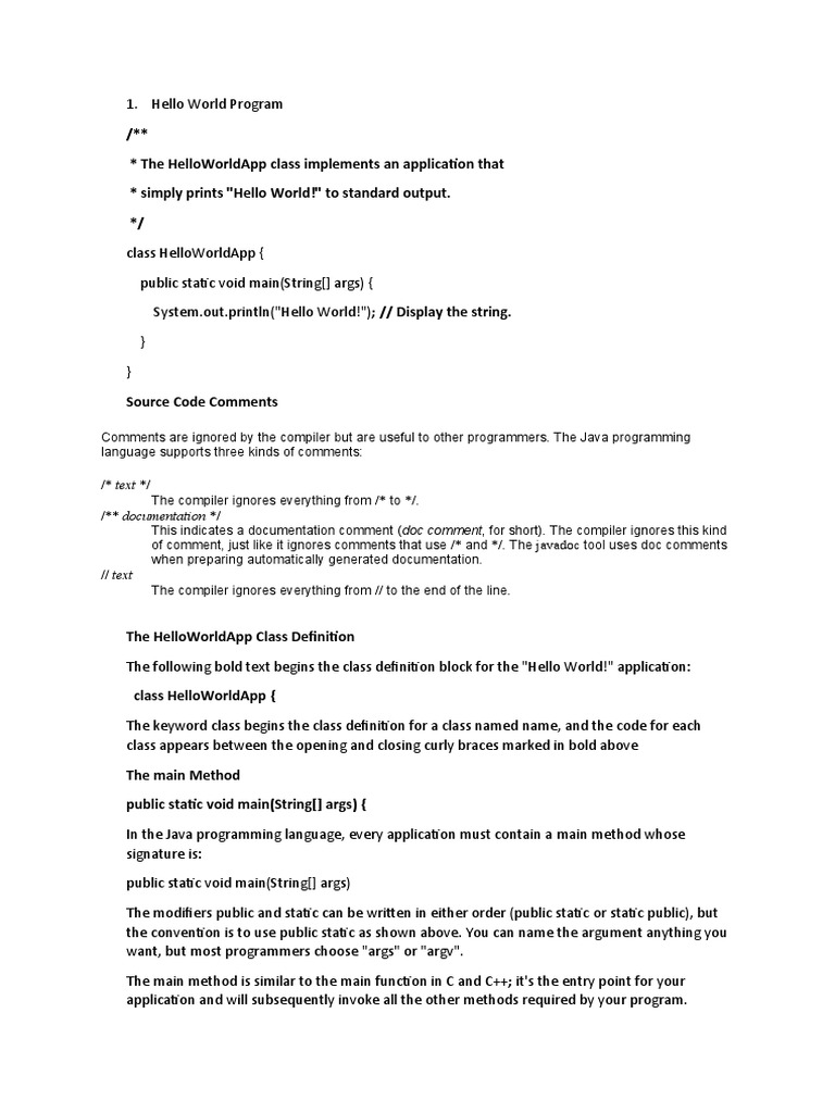 JAVA Oracle Notes | PDF | Java (Programming Language) | Class (Computer ... JAVA Oracle Notes | PDF | Java (Programming Language) | Class (Computer ...