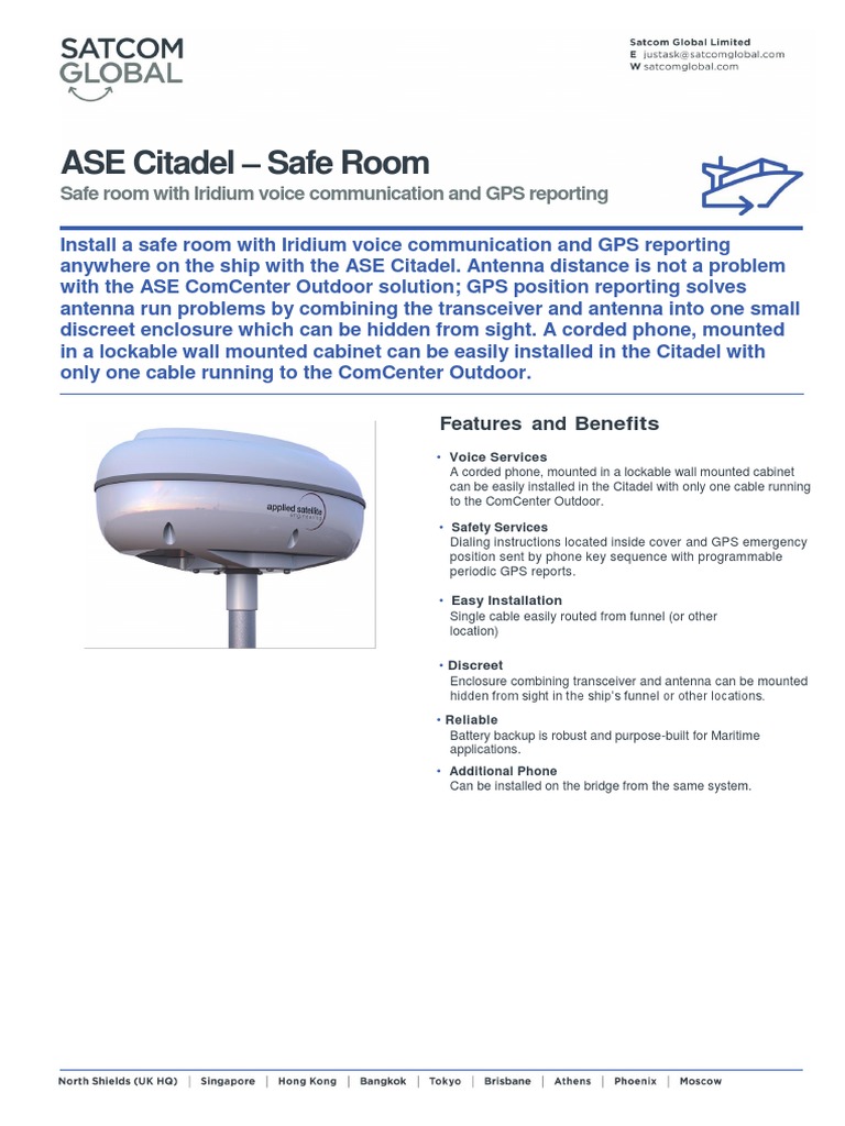 ASE Citadel - Safe Room | PDF | Telephone | Telecommunications