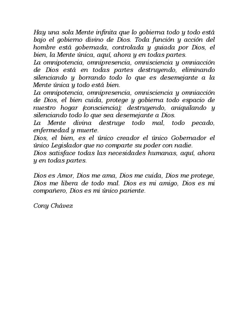 Uno Con Dios | PDF | Dios | Mente
