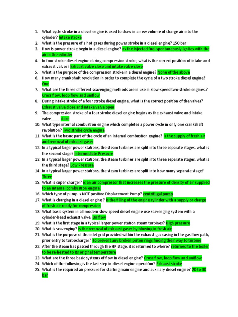 Marpower 321 Prelim Exam Reviewer | PDF | Internal Combustion Engine ...