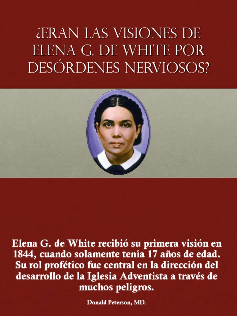 Visiones de Elena G. White y epilepsia | PDF | Epilepsia | Sistema nervioso