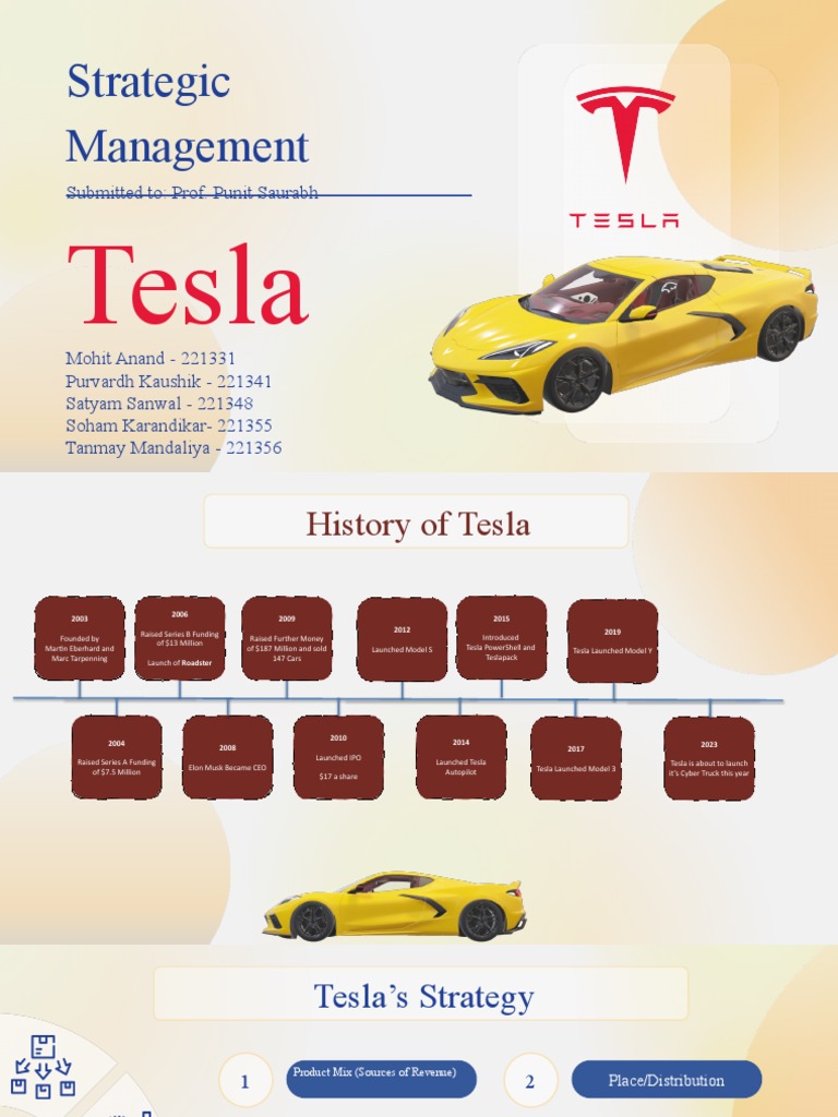 Strategic Management: Tesla | Download Free PDF | Vehicles | Electric ...
