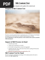 Silt Content Test | PDF | Concrete | Building Engineering