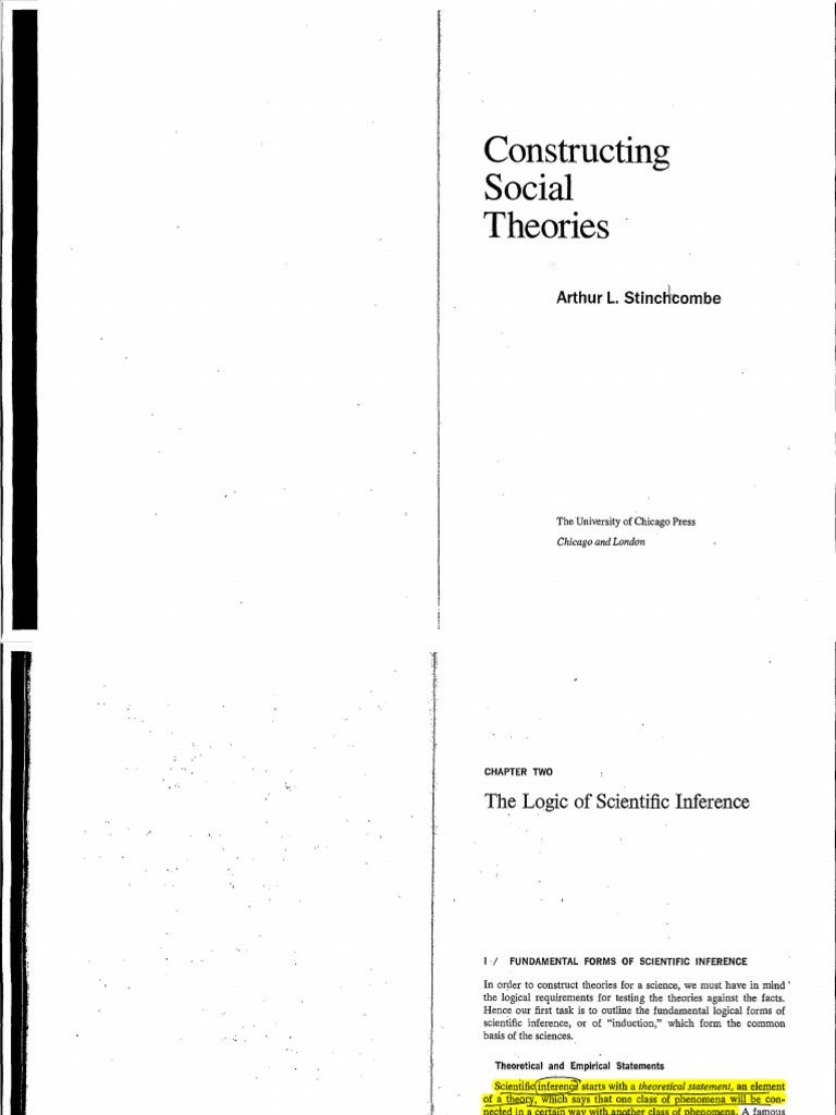 Stinchcombe | PDF | Theory | Causality