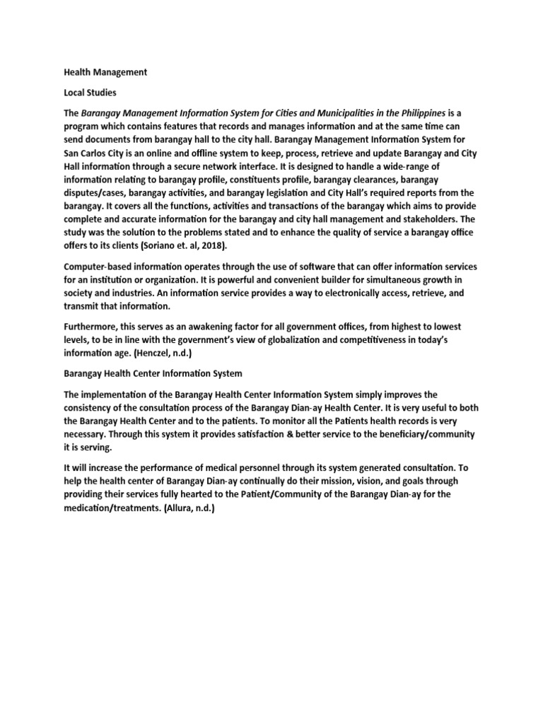 Health Management | PDF | Computing