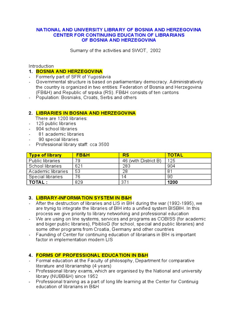 Bosnia | PDF | Bosnia And Herzegovina | Information Science