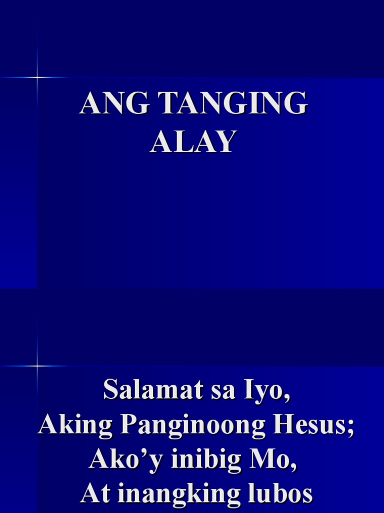 Ang Tanging Alay | PDF