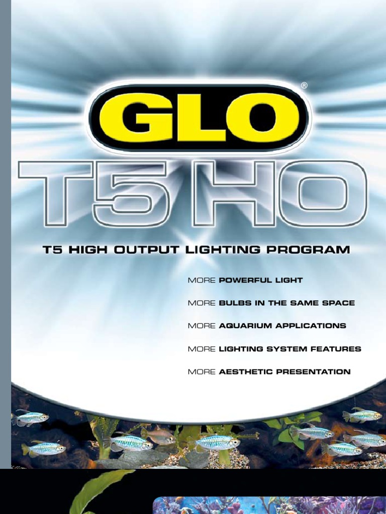 GLO T5 Lighting Program en | PDF | Fluorescent Lamp | Lighting