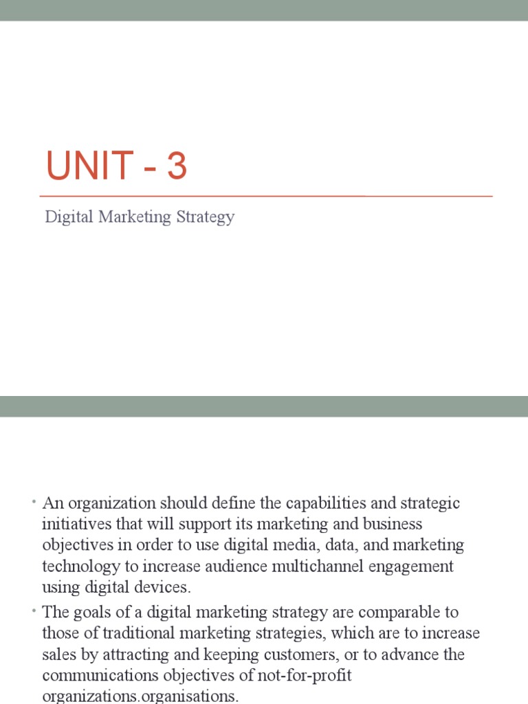 Unit - 3, Social Media & Digital Marketing | PDF