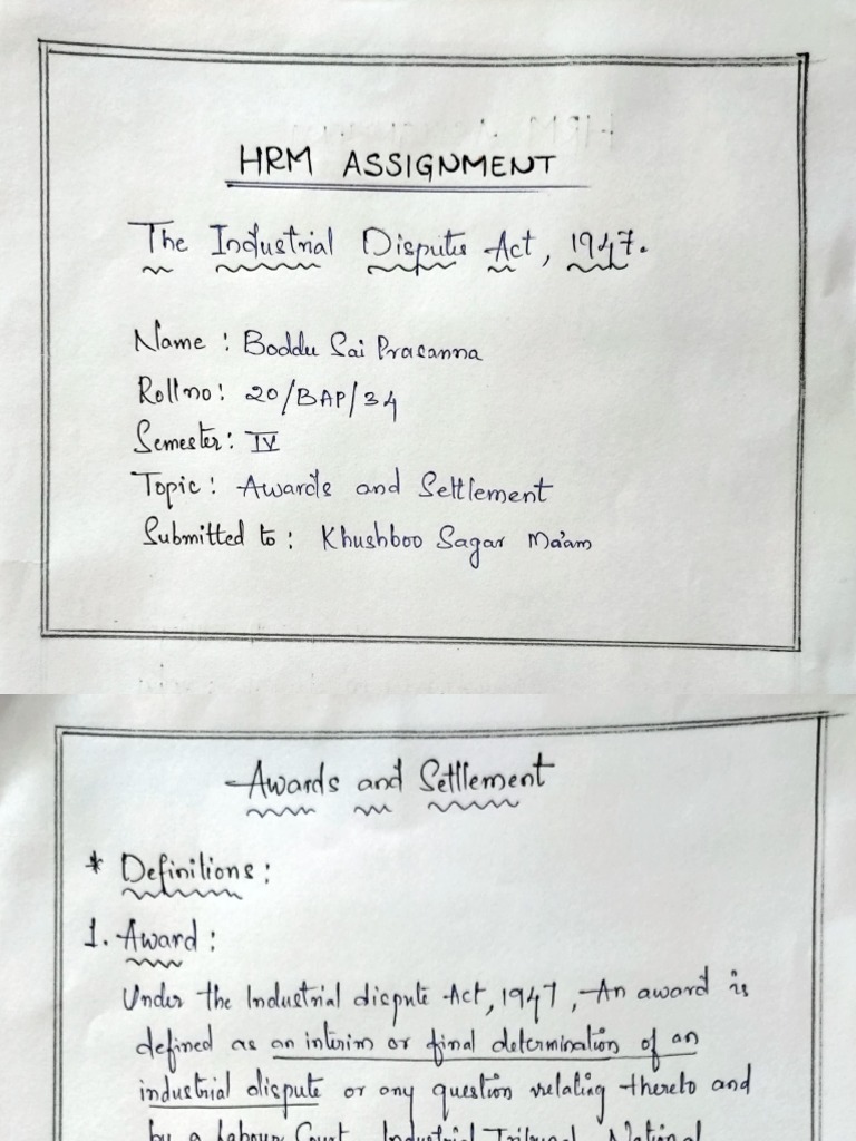 HRM Assignment | PDF