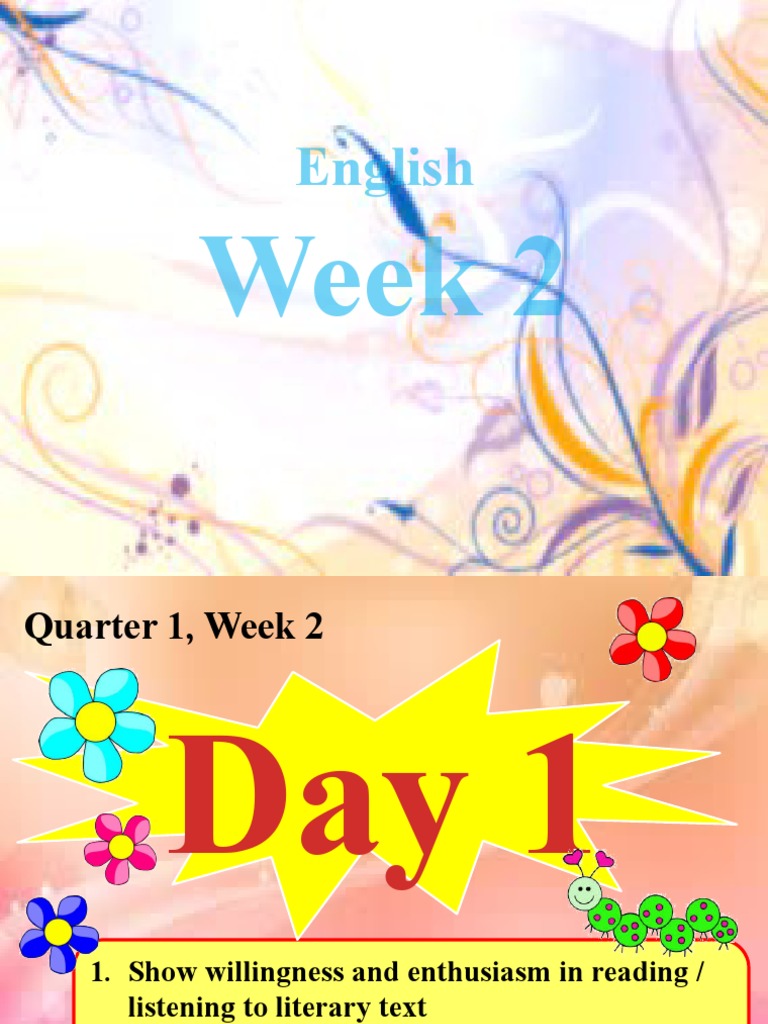 QUARTER 1 WEEK 2 ENGLISH 4 - Reading Literary Text | PDF | Plural QUARTER 1 WEEK 2 ENGLISH 4 - Reading Literary Text | PDF | Plural