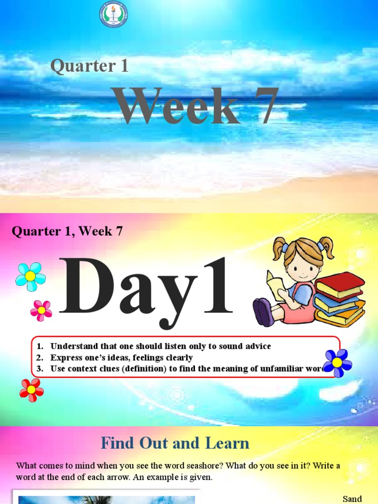QUARTER 1 WEEK 7 ENGLISH 4 - Feelings - Ideas | PDF