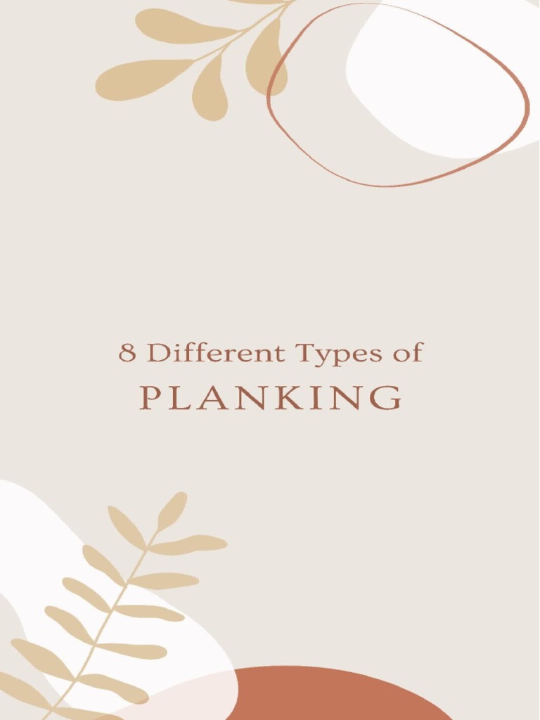 8 Different Types of Planking | PDF