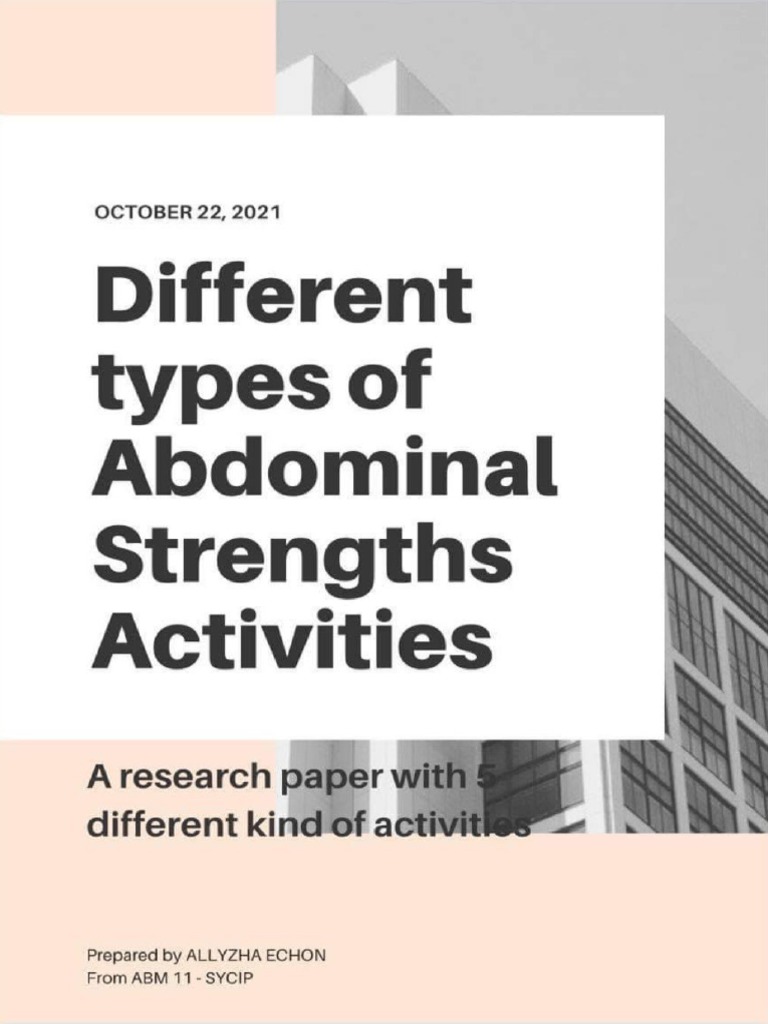 Essential Abdominal Exercises Guide | PDF | Physical Fitness | Human ...