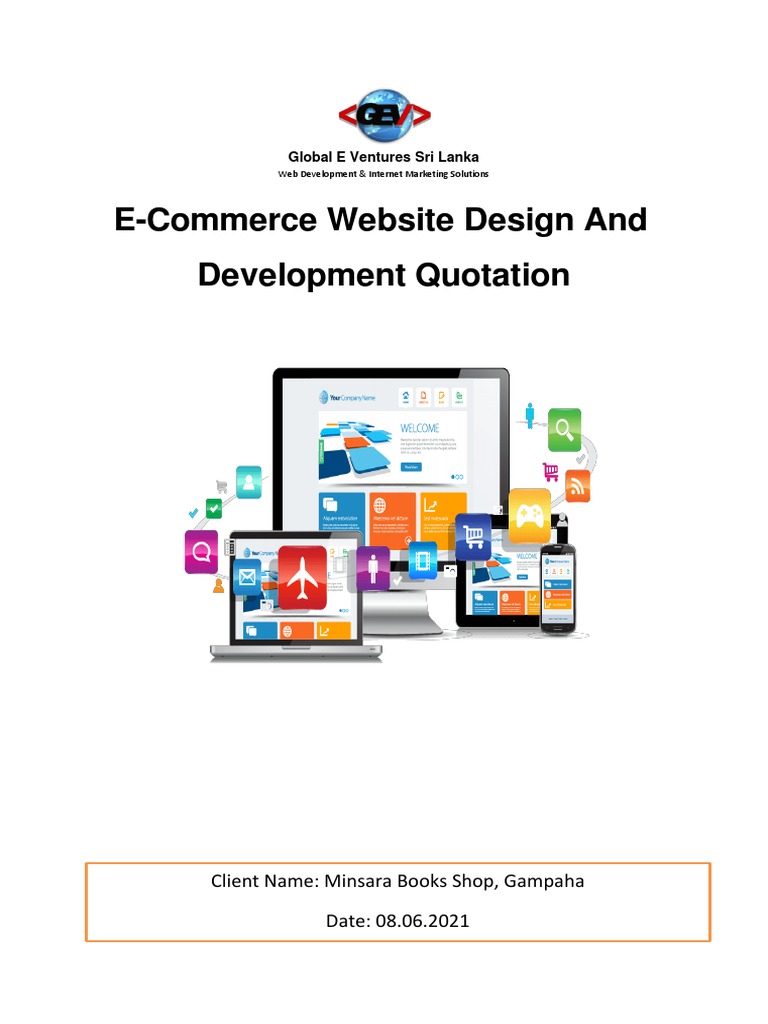 E-Commerce Website Design and Development Quotation | PDF | Point Of ...