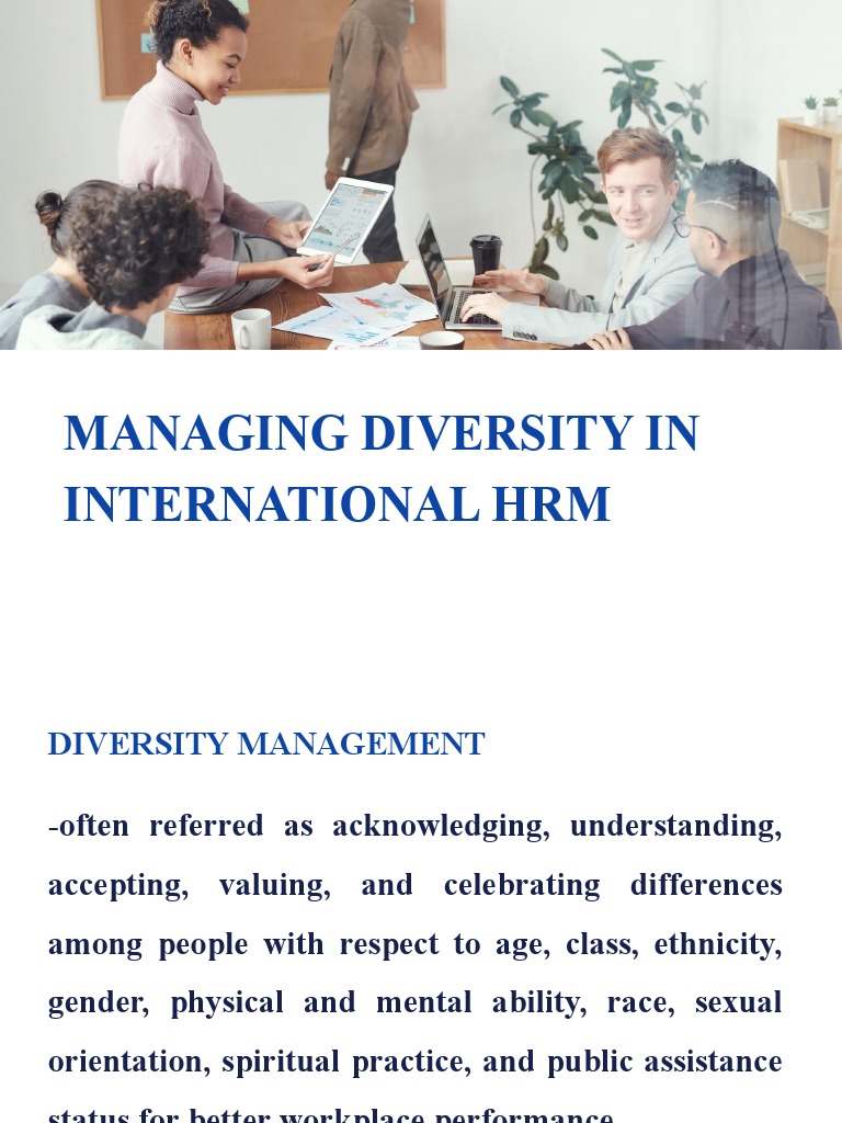 Managing Diversity in International HRM | PDF | Cost Of Living ...