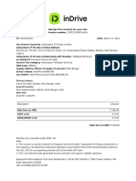 InDrive Ride Invoice Details | PDF