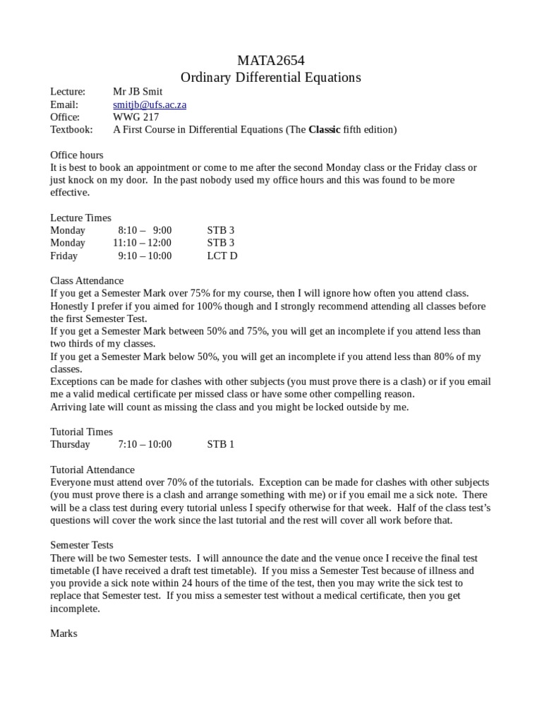 MATA2654 - Module Guide | PDF