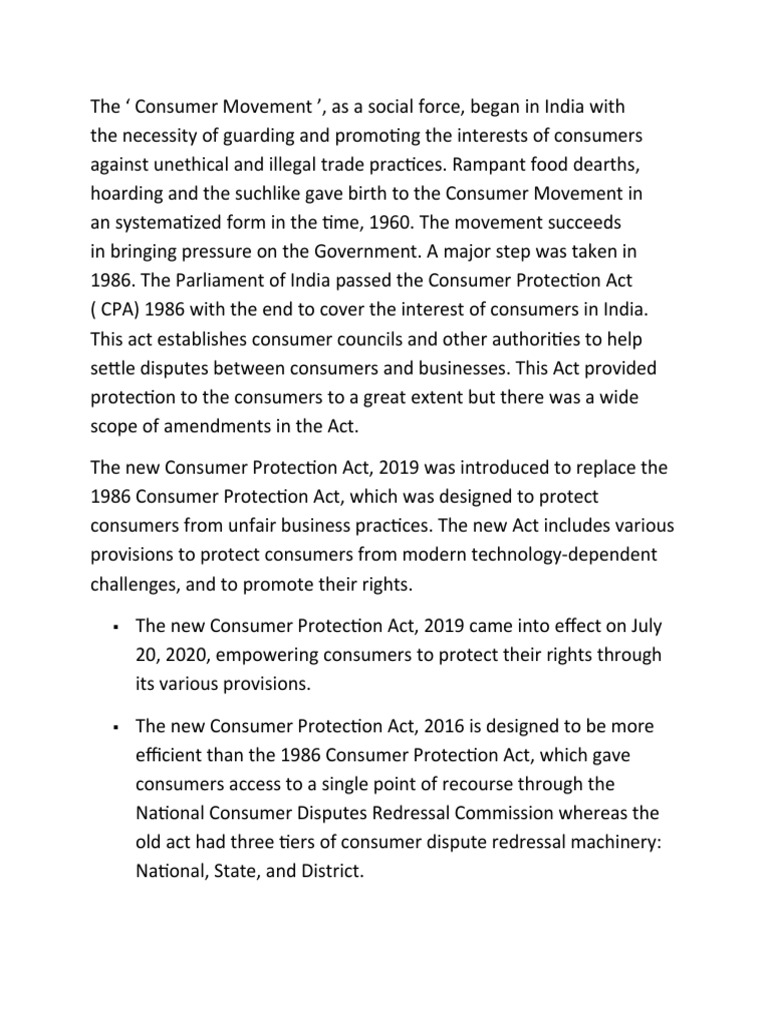 Consumer Protection | PDF