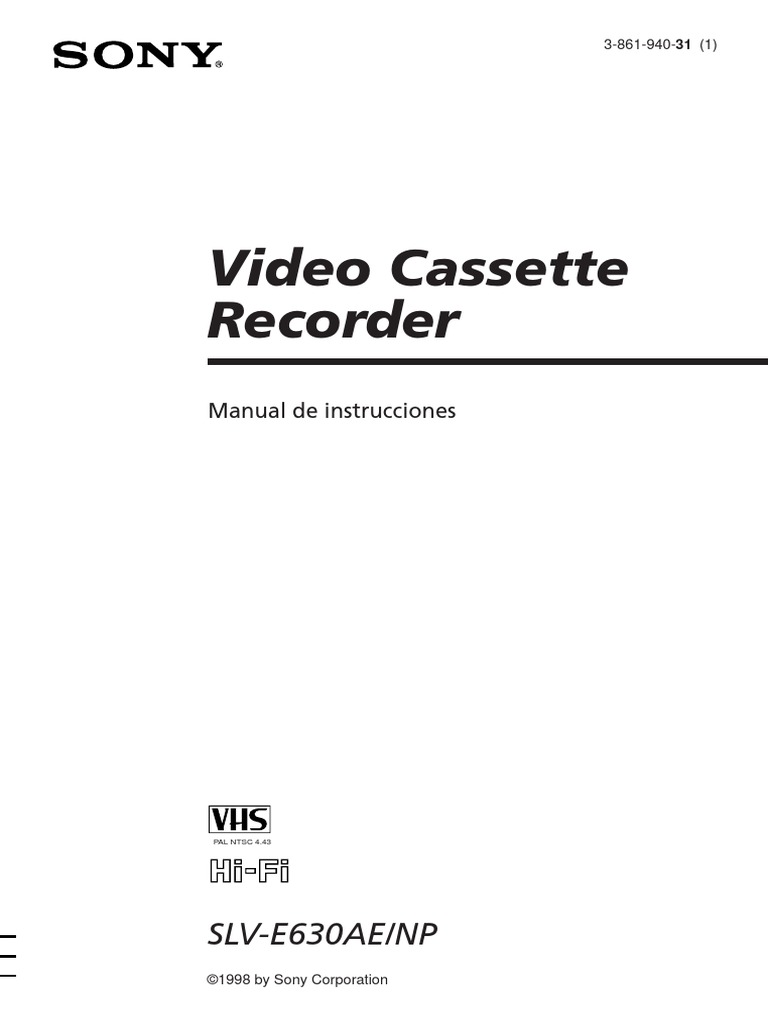 SLVE630NP - Es (Manual de Instrucciones) | PDF | Control remoto ...
